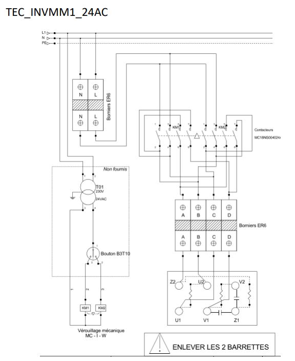 Inverseur pour moteur monophasé 220V monophasé type 1 | iNORéa